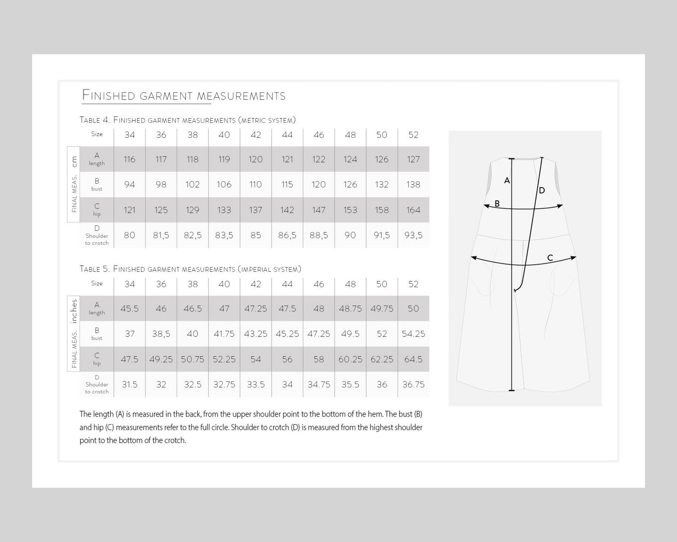 NOA Jumpsuit - sewing pattern – TRAMApatternstudio