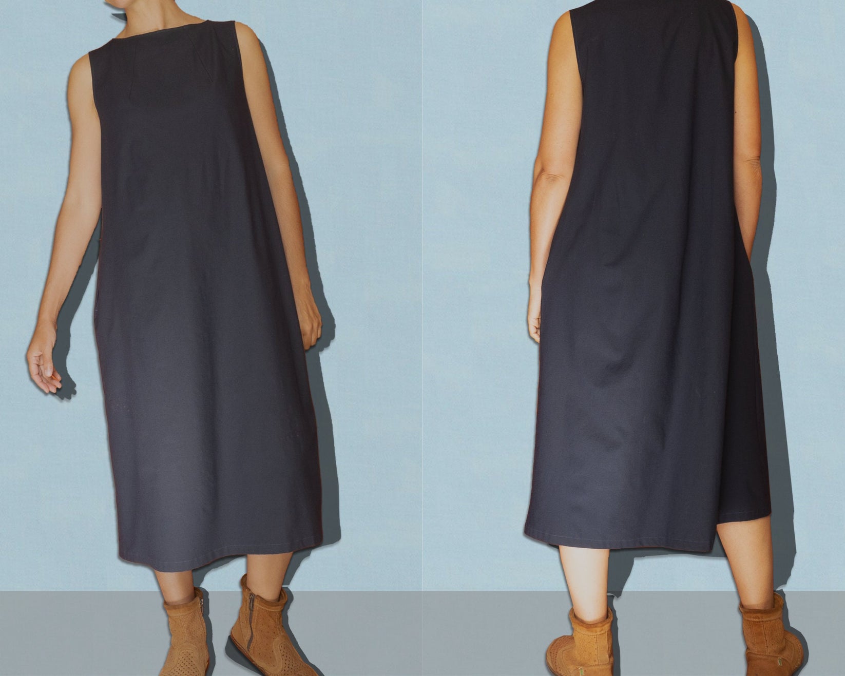NOA Oversize Dress - sewing pattern – TRAMApatternstudio