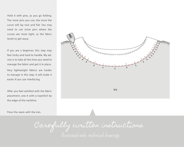 JAS basic top - sewing pattern – TRAMApatternstudio