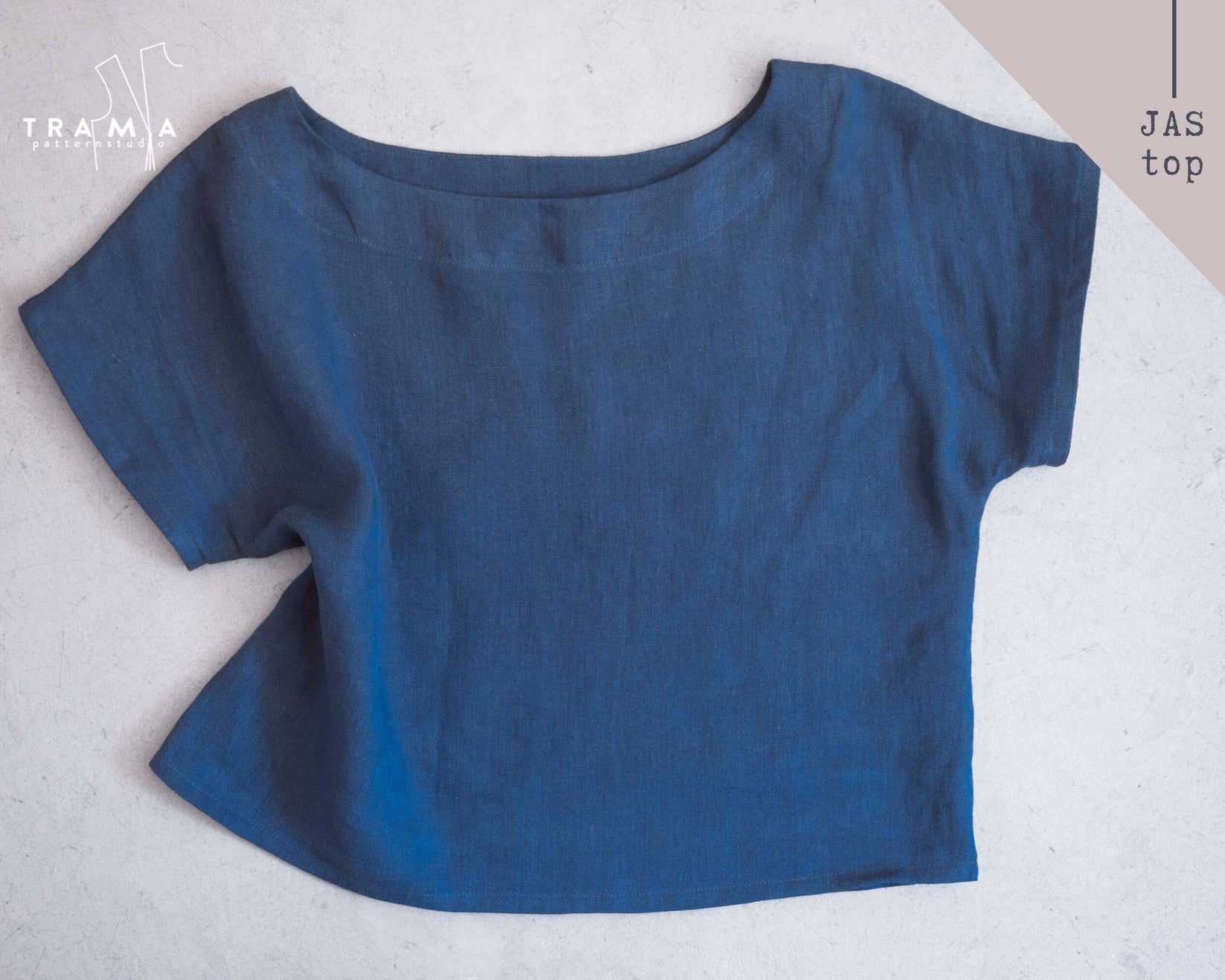 JAS basic top - sewing pattern – TRAMApatternstudio